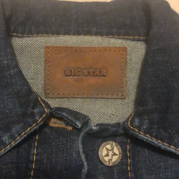 Big Star | Jackets & Coats | Big Star Blue Denim Cropped Trucker Jacket ...